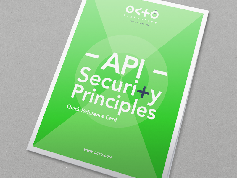 Découvrez notre Refcard API Security Principles
